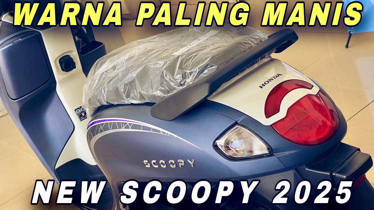 SCOOPY 2025 FASHION BLUE WARNANYA MANIS BANGET - YouTube