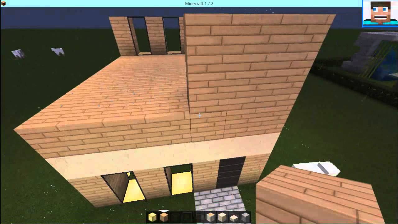 Minecraft - 5x5 Small Modern House - YouTube