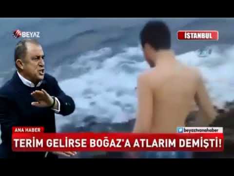 Galatasaray Taraftarı _ Fatih Terim Galatasaray Başına Gelirse Boğaza atlarım