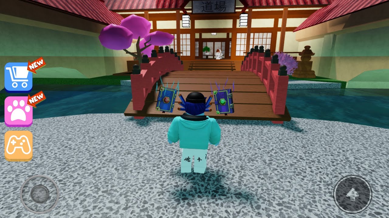 Ninja training obby roblox game by platinum falls - YouTube