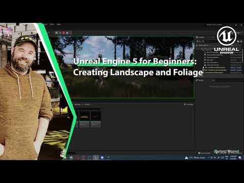Unreal Engine 5 Beginner Tutorial: Creating Landscape and Foliage - YouTube