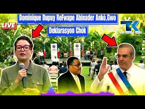 DominiqueDupuy ReFwape Abinader Ankò Ak Yon Gwo Deklarasyon,LiDi Ayiti Pap Pèdi Batay La,Yo ...