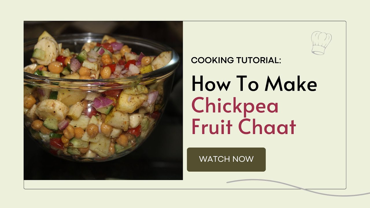 Chickpea Fruit Chaat | Chana Fruit Salad | Healthy Snack | Smriti's ...