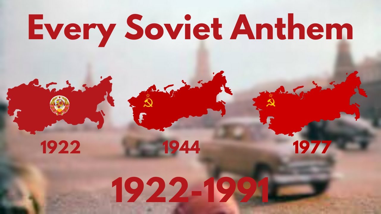 The Evolution of Soviet Anthems (1922-1991) - YouTube