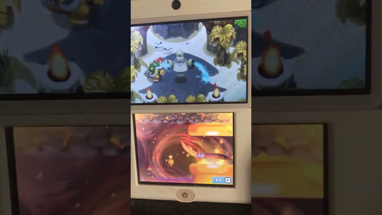 Mario & Luigi: Bowser's Inside Story 3DS - Scutlet in the Flame Pipe ...