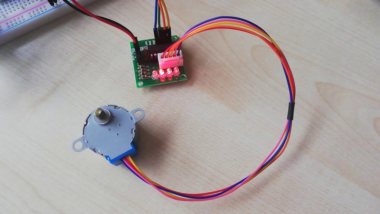 Stepper motor - Full step/Half step/Microstep - YouTube