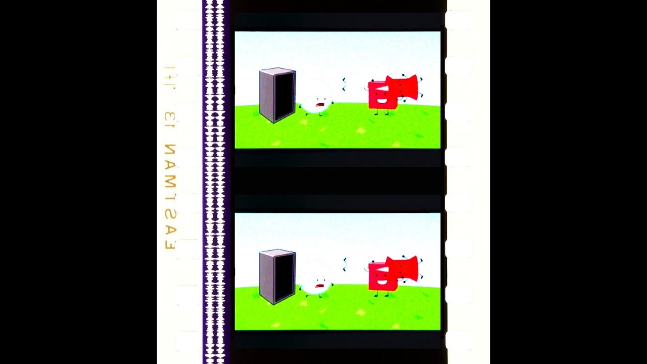 BFDI in 1 Minutes (w/TDI Theme Song) in 35mm Print - YouTube