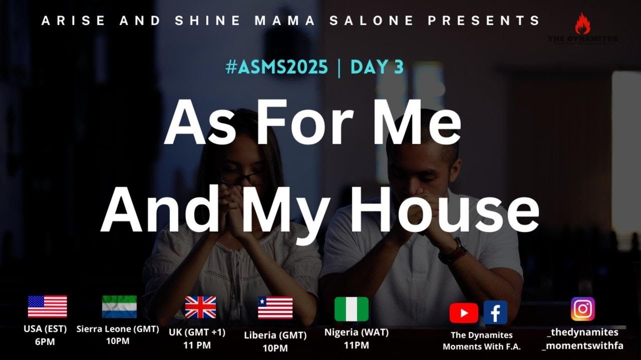 #ASMS2025 Day 3: As For Me and My House - YouTube