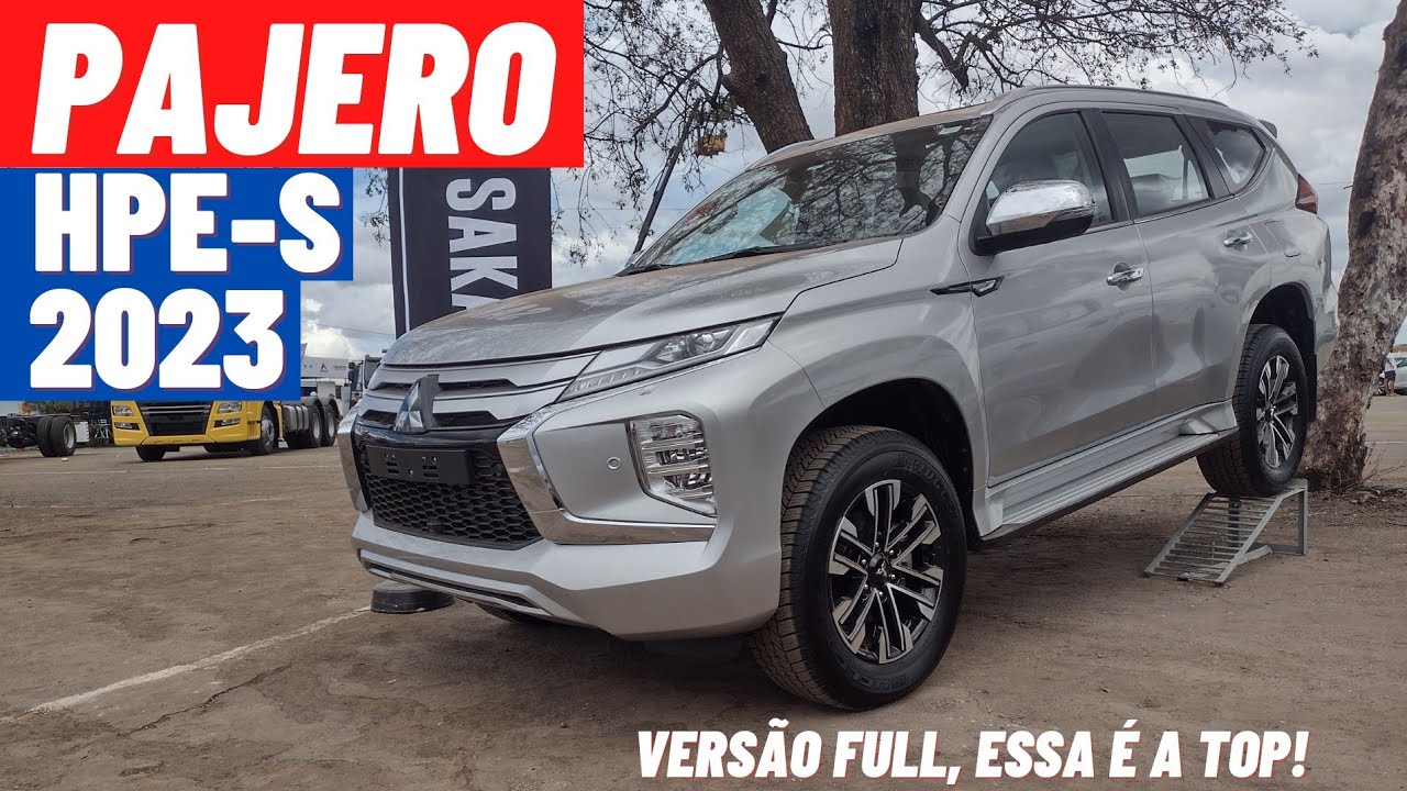 Nova Pajero Sport 4x4 Full 2023 com TETO SOLAR - QUAL O PREÇO E A ...