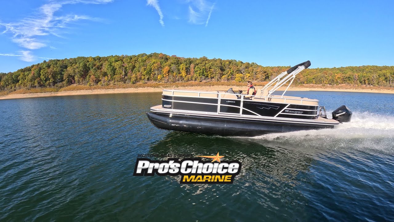 2025 Ranger 243C Tri Toon on the water video!! - YouTube