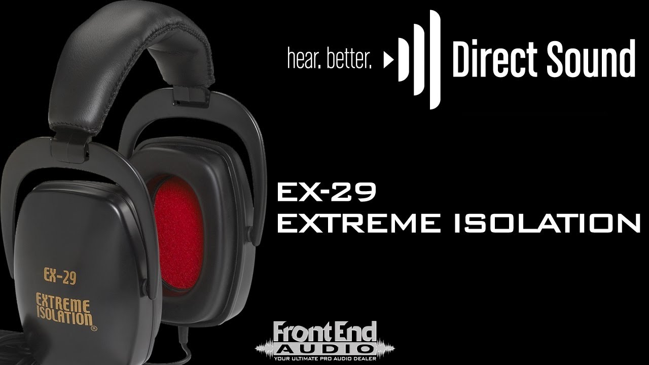 Direct Sound EX-29 Extreme Isolation Headphones - YouTube