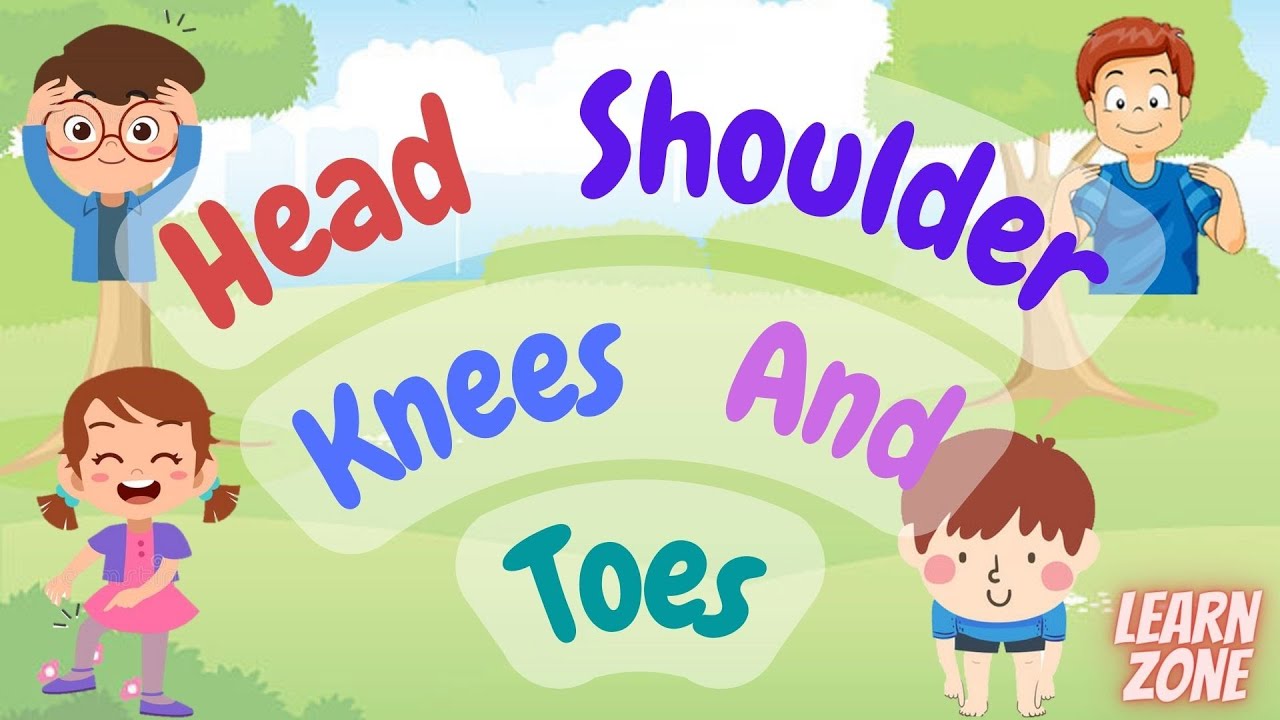 Head Shoulders Knees & Toes Song - KIDS SONG - Baby Cartoons - By Learn ...