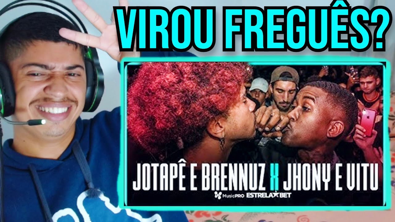 Vitor REACT - JOTAPÊ E BRENNUZ X JHONY E VITU | GRANDE FINAL | 321ª Batalha da Aldeia - YouTube
