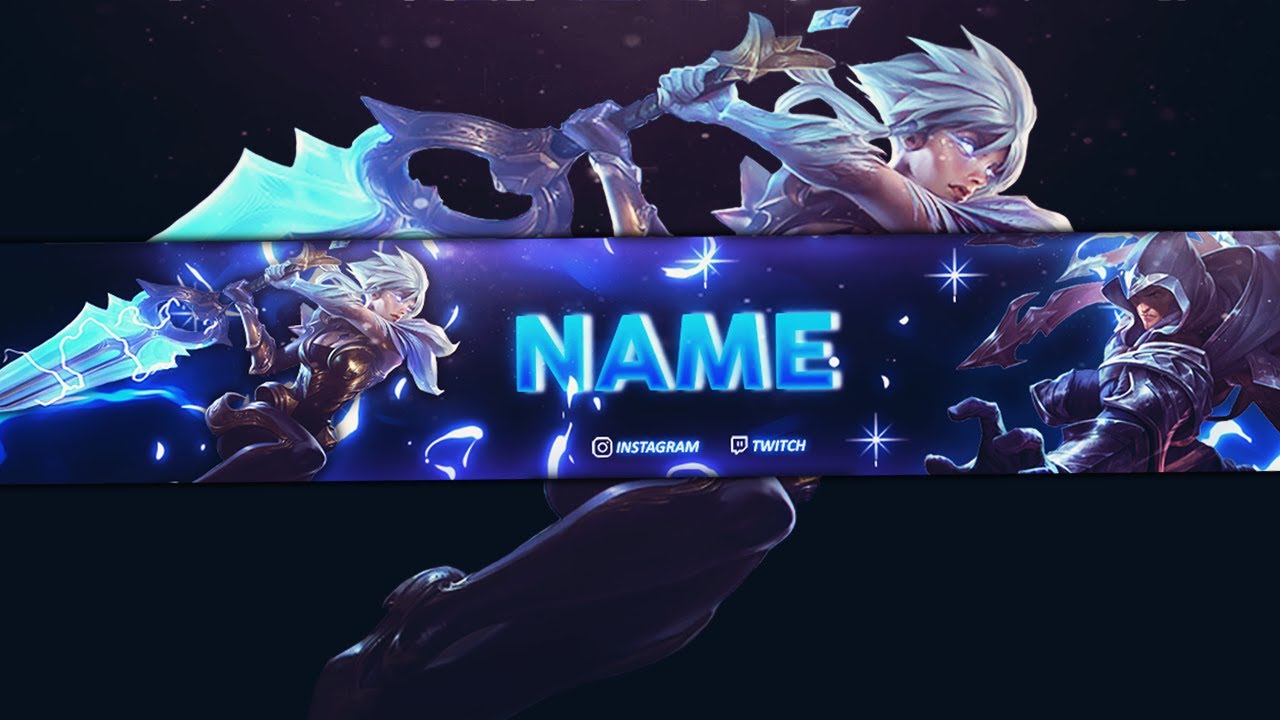 Photoshop Free League of Legends Banner Template(Ücretsiz Banner) - YouTube