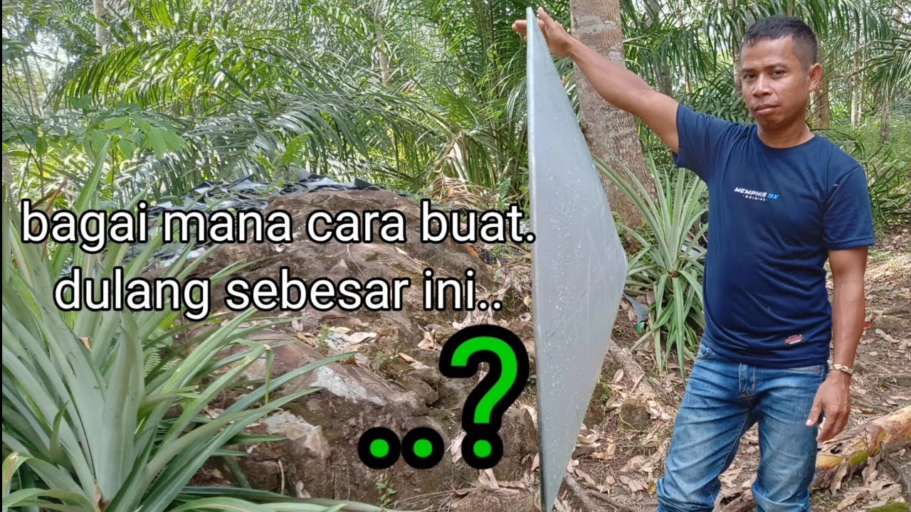 bagai mana cara buat dulang sebesar ini - YouTube