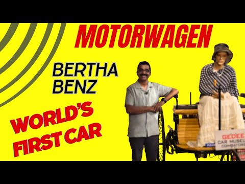 World's First Car | Benz Motowagen | First Driver in the world Bertha ...