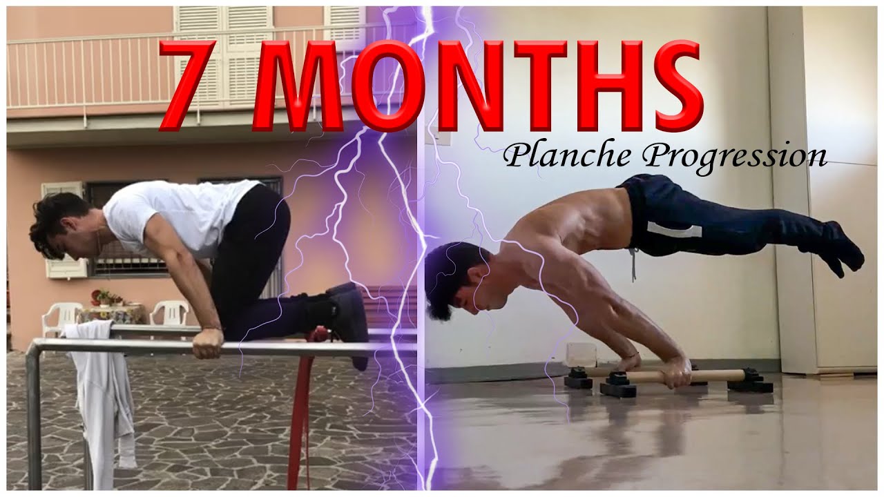 IMPRESSIVE FULL PLANCHE PROGRESSION :O -7 MONTHS (Real Dates) - YouTube