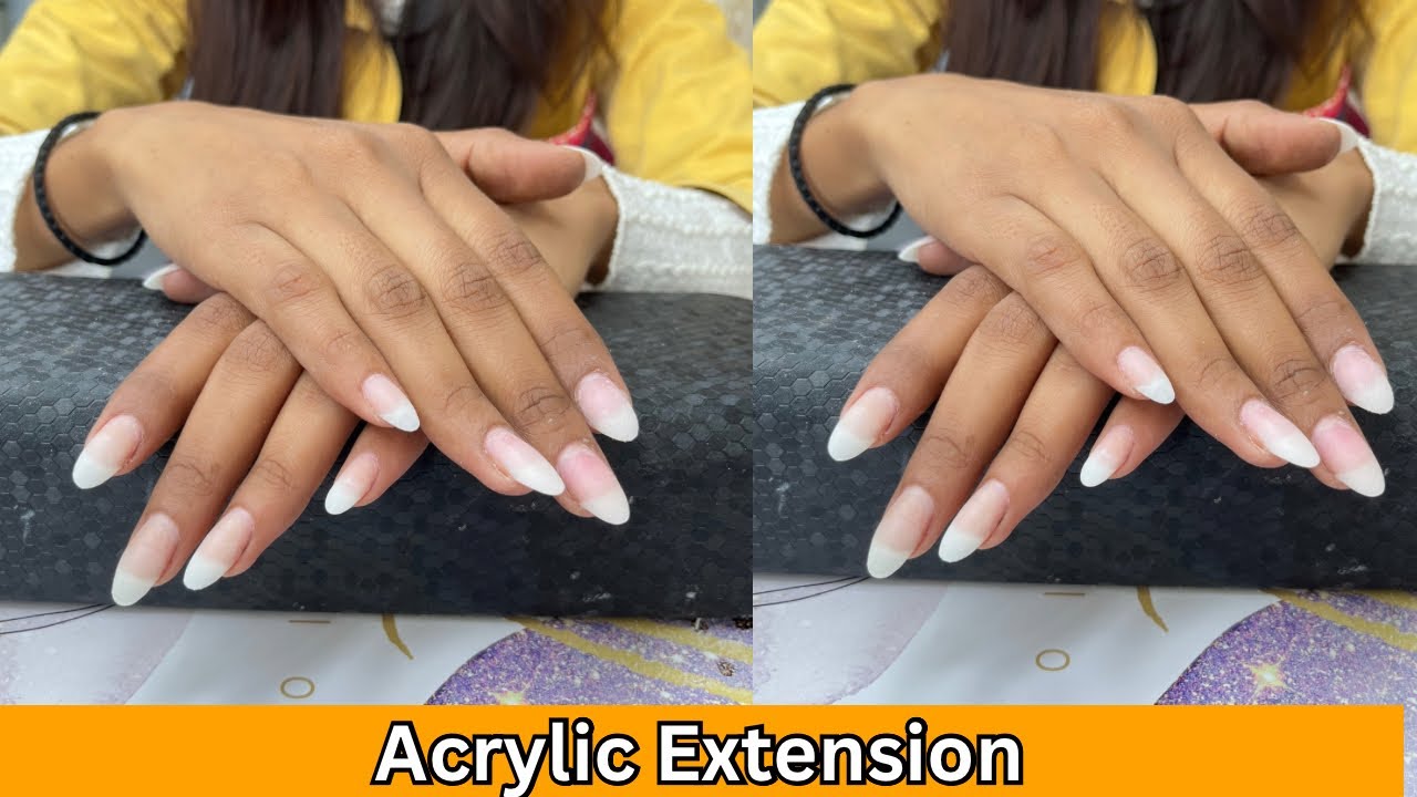 Acrylic Extensions @NailsByleborck - YouTube