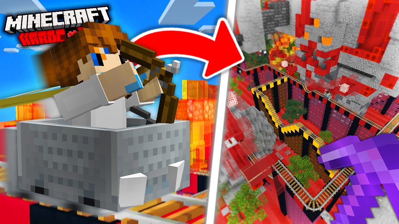 I Built a REDSTONE Roller Coaster in Minecraft Hardcore... [#35] - YouTube