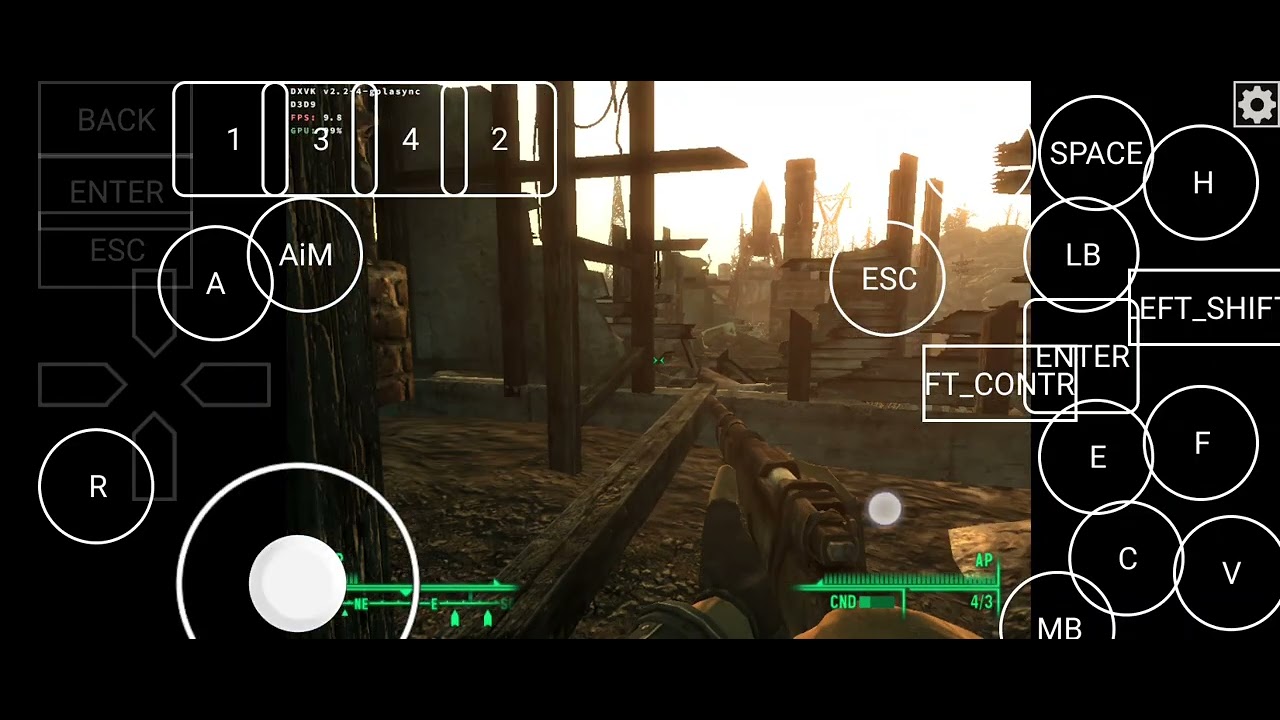 Fallout 3 Android/Redmi 10c/Snapdragon 680/4/128/Termux Box dri3 Test ...