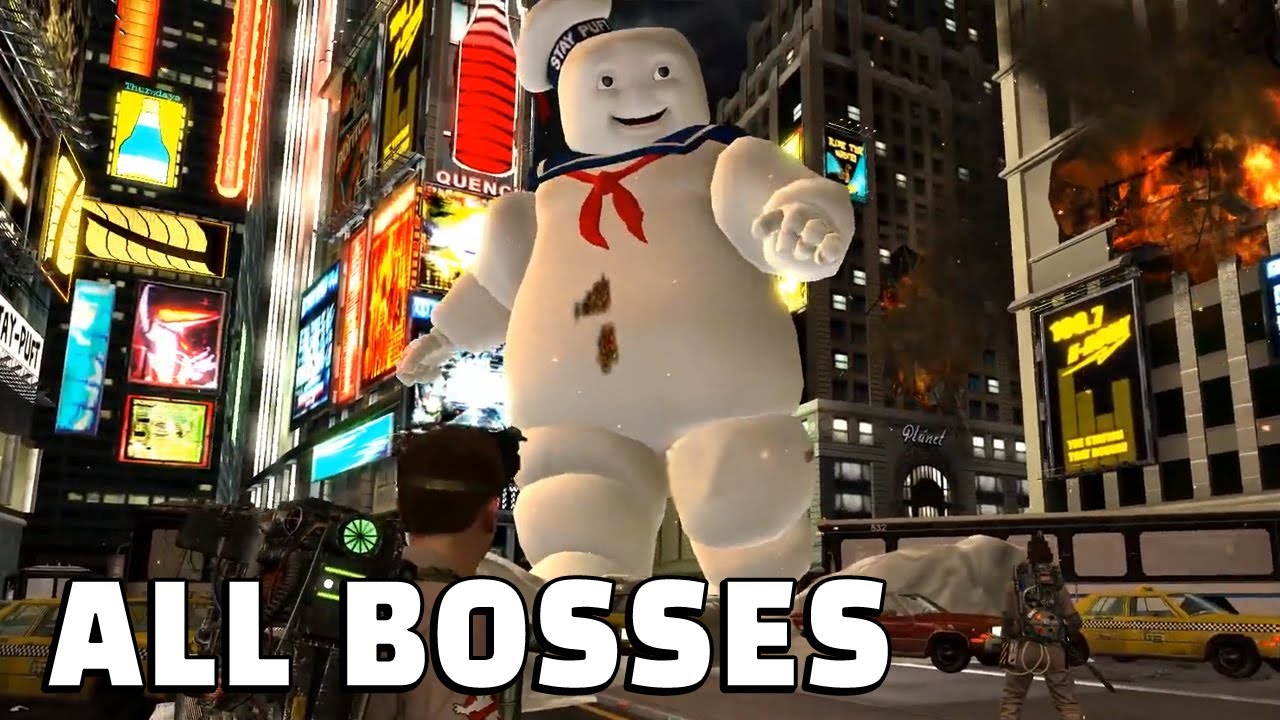 Ghostbusters (video game) -【ALL BOSSES】 - YouTube