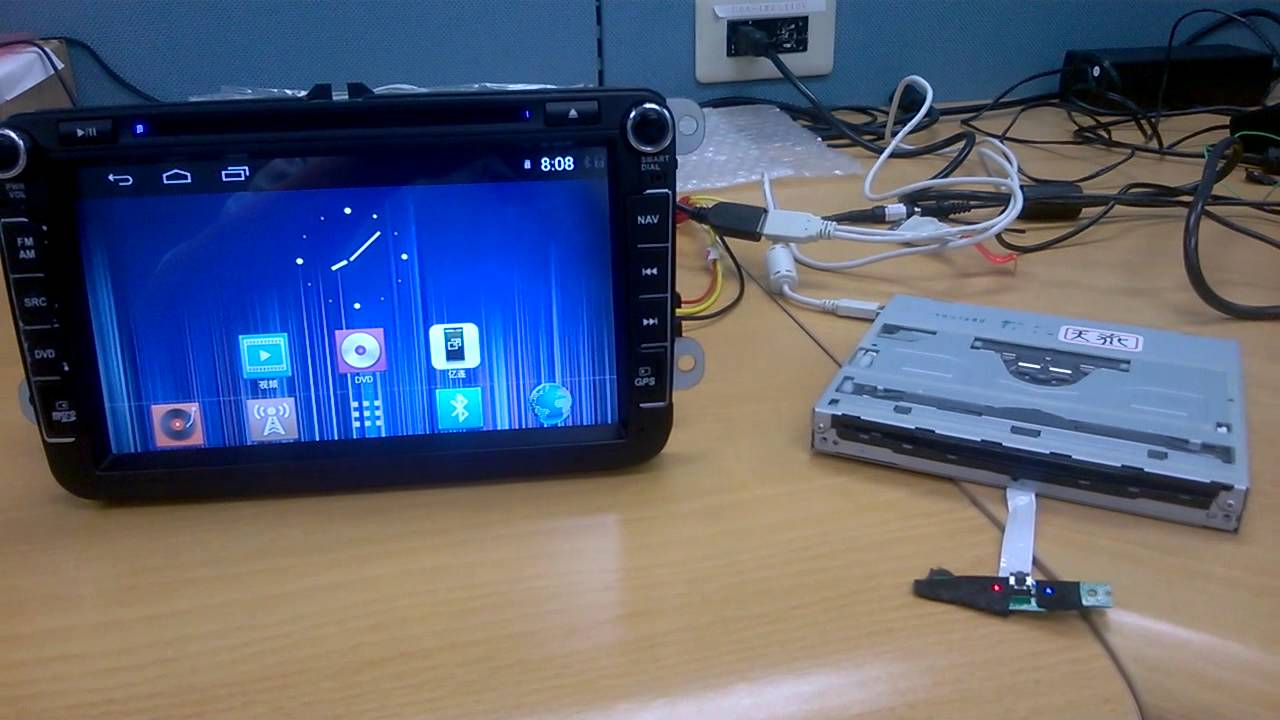 Android car AVN+USB DVDROM 2 - YouTube