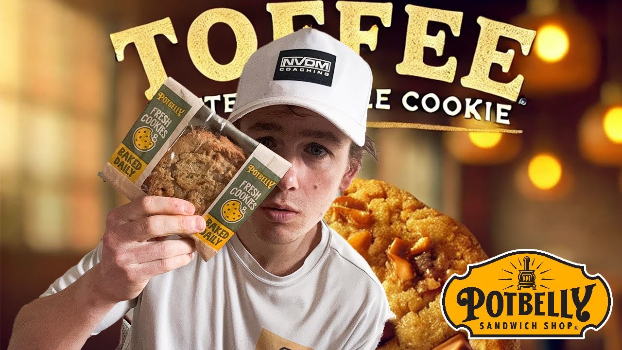 🤩🍪 NEW Toffee Butter Brickle Cookie from Potbelly! Is It the Ultimate ...
