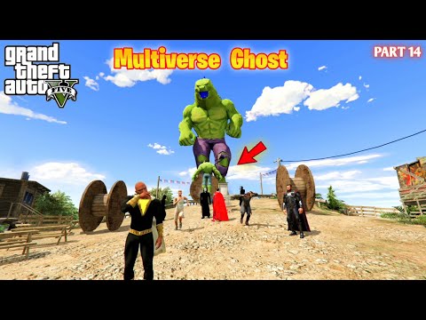 Multiverse Ghost Can Black Adam Save Hulk in GTA5 #14