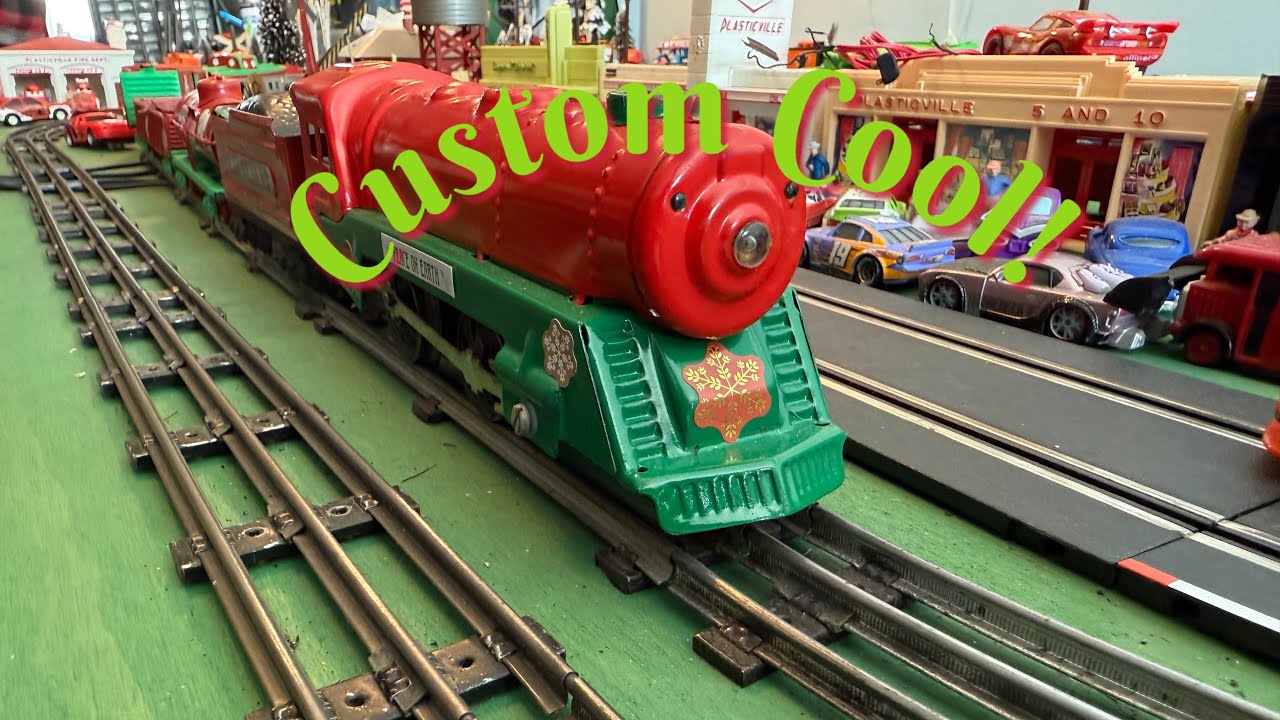 Happy Holidays with COOL CUSTOM-PAINTED MARX Trains from Halloween to ...