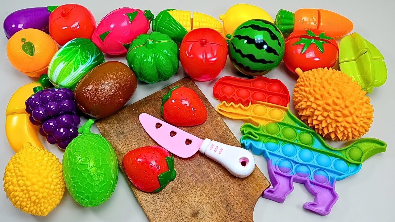 Oddly Satisfying | How to Cutting Fruit and Vegetables | Plastic ...