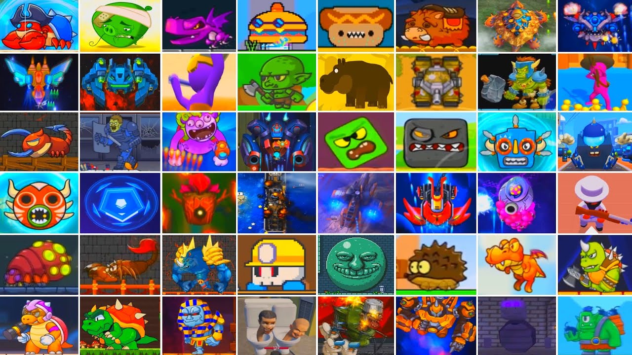 50 Boss Battles in 50 Different Android Games - YouTube