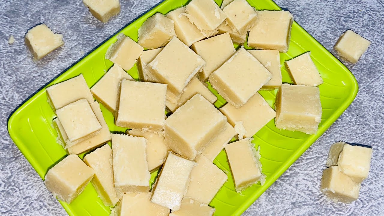 90'S Kids Favorite Sweet | Halkova Recipe | Hallkova | Maida Burfi | 3 ...