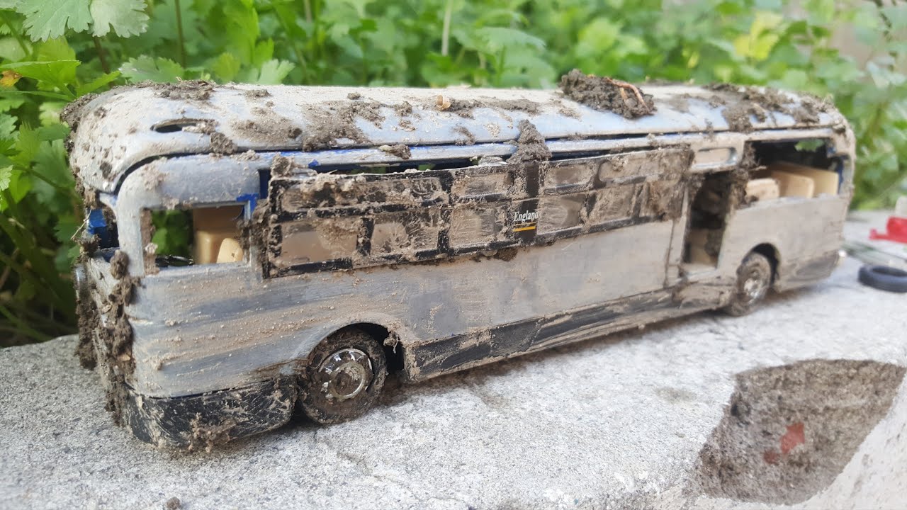 Restoration Of Old England Abandoned Bus - Old Antique Bus Restoration ...