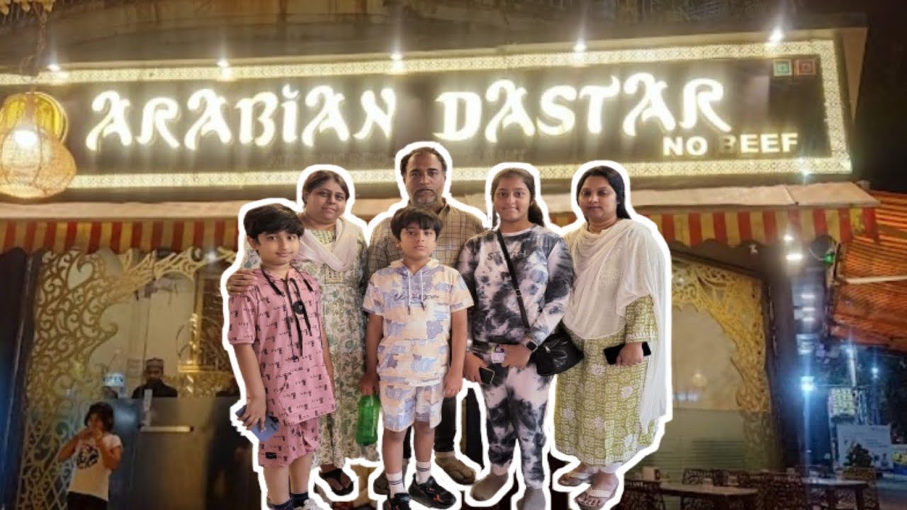 We all went to Arabian Dastar for Dinner | Husna Shaikh - YouTube