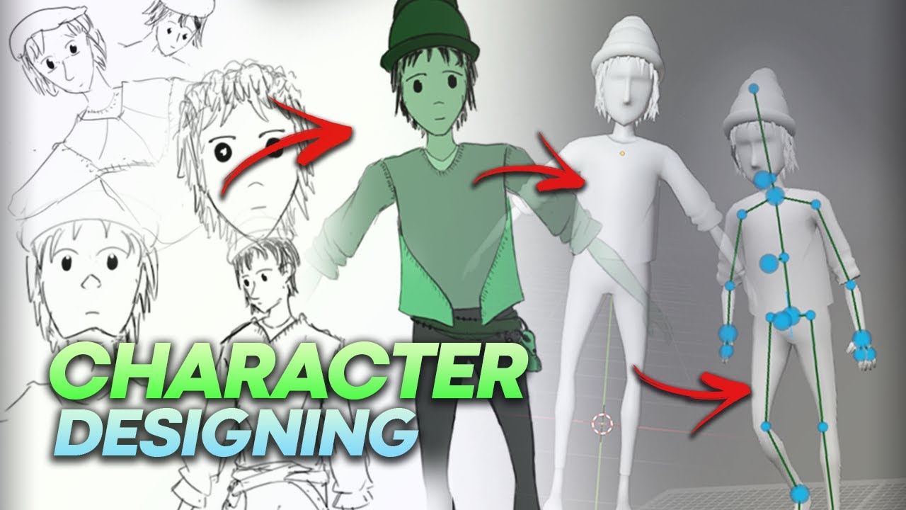Character Designing எப்படி? For Video Games - Explained - YouTube