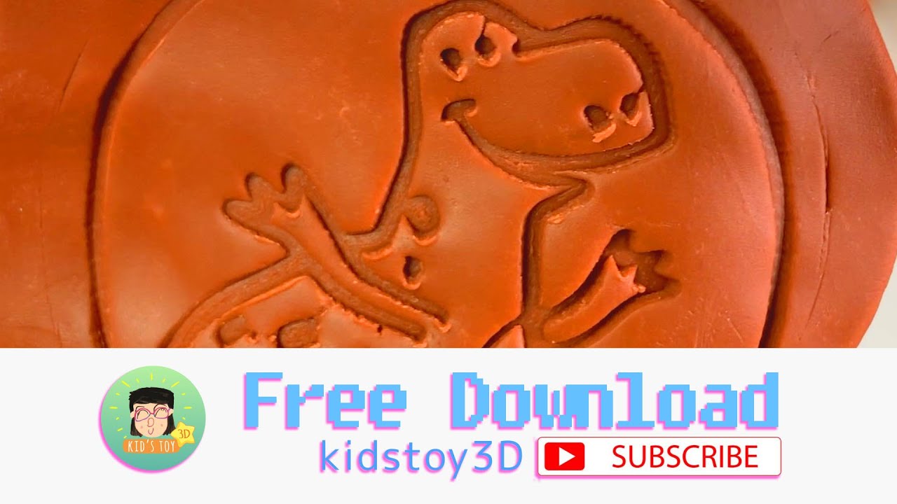 Toy story Rex STL 3D model [100mm x 100mm] | Free download - YouTube