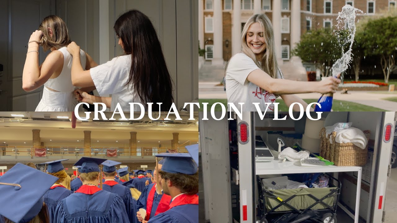 GRADUATION VLOG: Weekend In My Life + Graduating College + Moving Out ...
