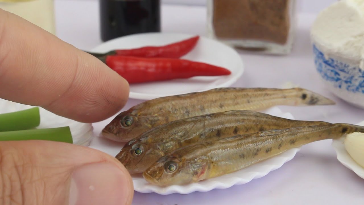 Miniature Cooking Videos | Miniature Full Fish Fry | Mini Cooking Real ...