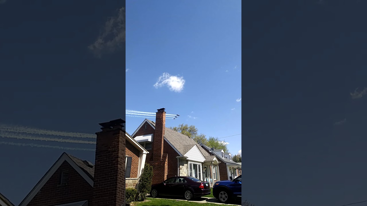 Blue Angels Detroit flyover May 12, 2020 - YouTube