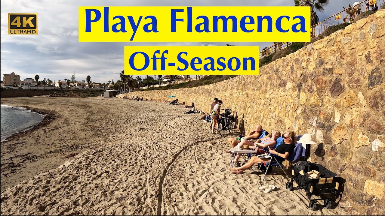 Playa Flamenca, Costa Blanca, Spain. Off-Season Saturday Morning ...