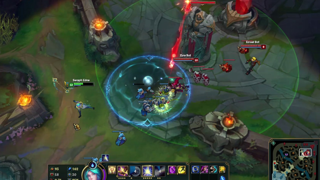 League of Legends PBE Elementalist Lux Water Form Gameplay - YouTube