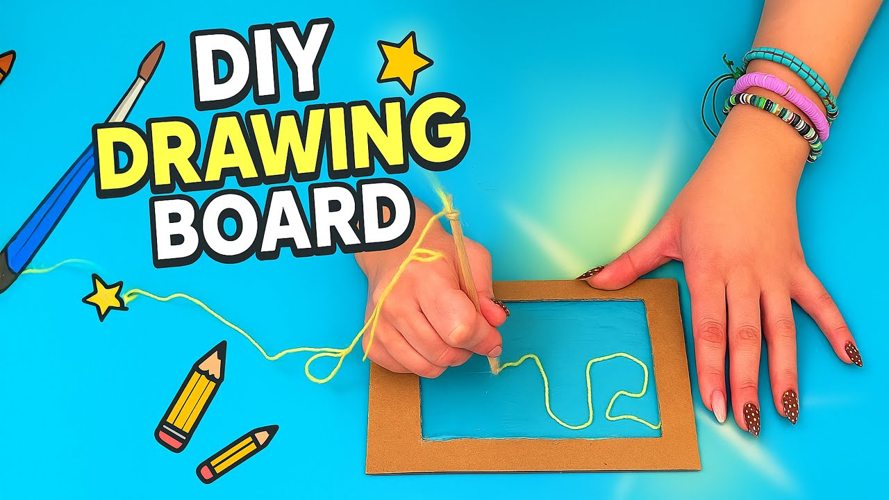 DIY Drawing Board for Kids 🧒 | Easy & Fun Toy Craft at Home! #diy # ...