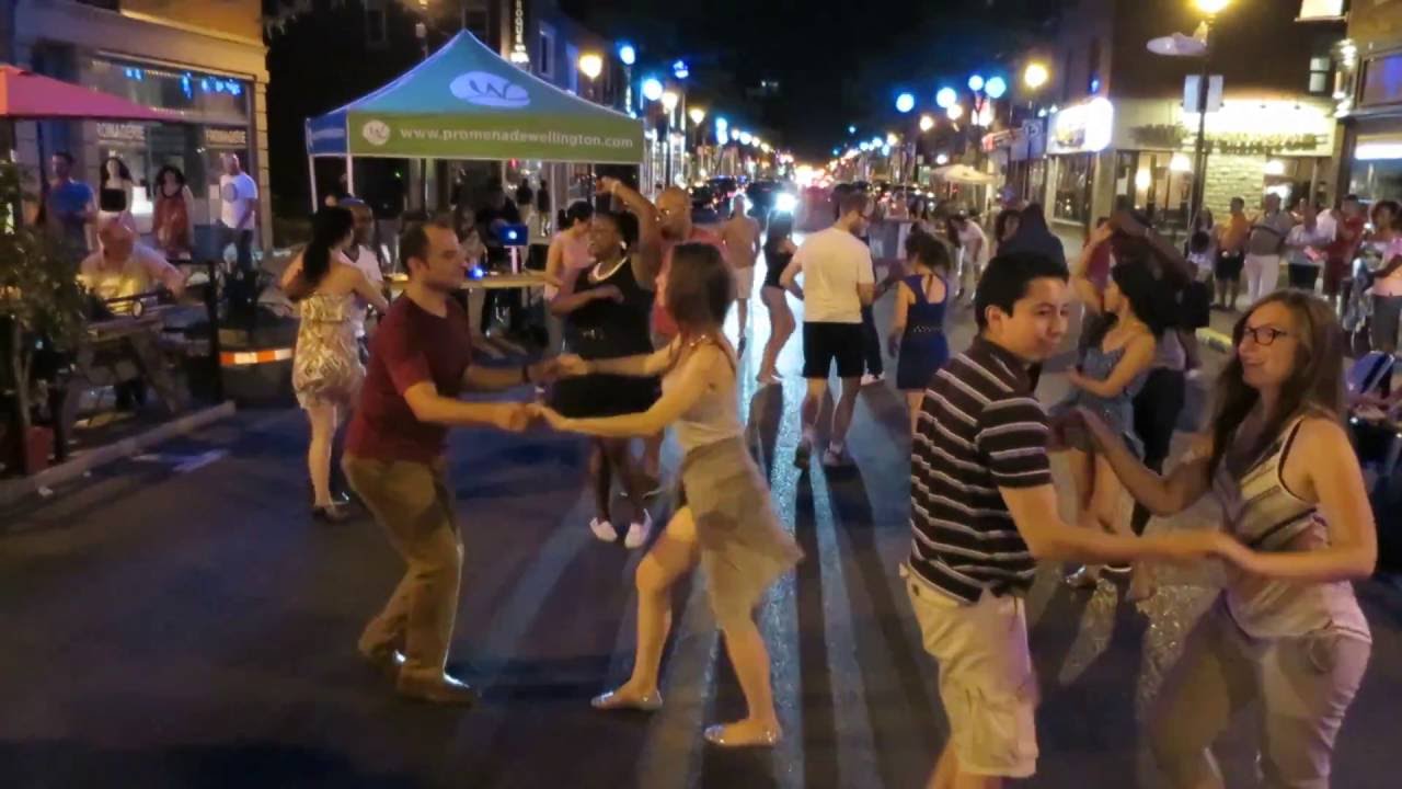 Salsa Social at the Street Latin Dancing on July 22nd 2016 - YouTube