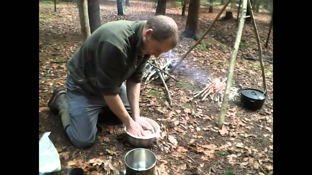 Bread Making In The Woods - YouTube