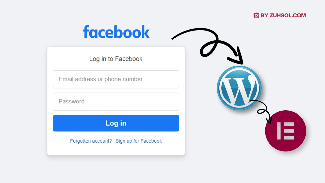 Facebook log in page clone with Elementor WordPress 2024 - YouTube
