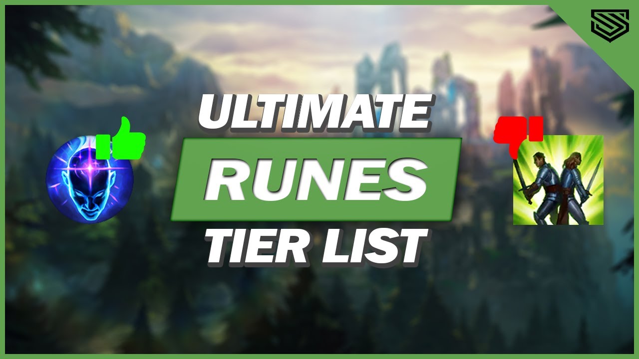 SOME RUNES NEED TO BE REMOVED Wild Rift Rune Tier List Patch 4.2 Season ...