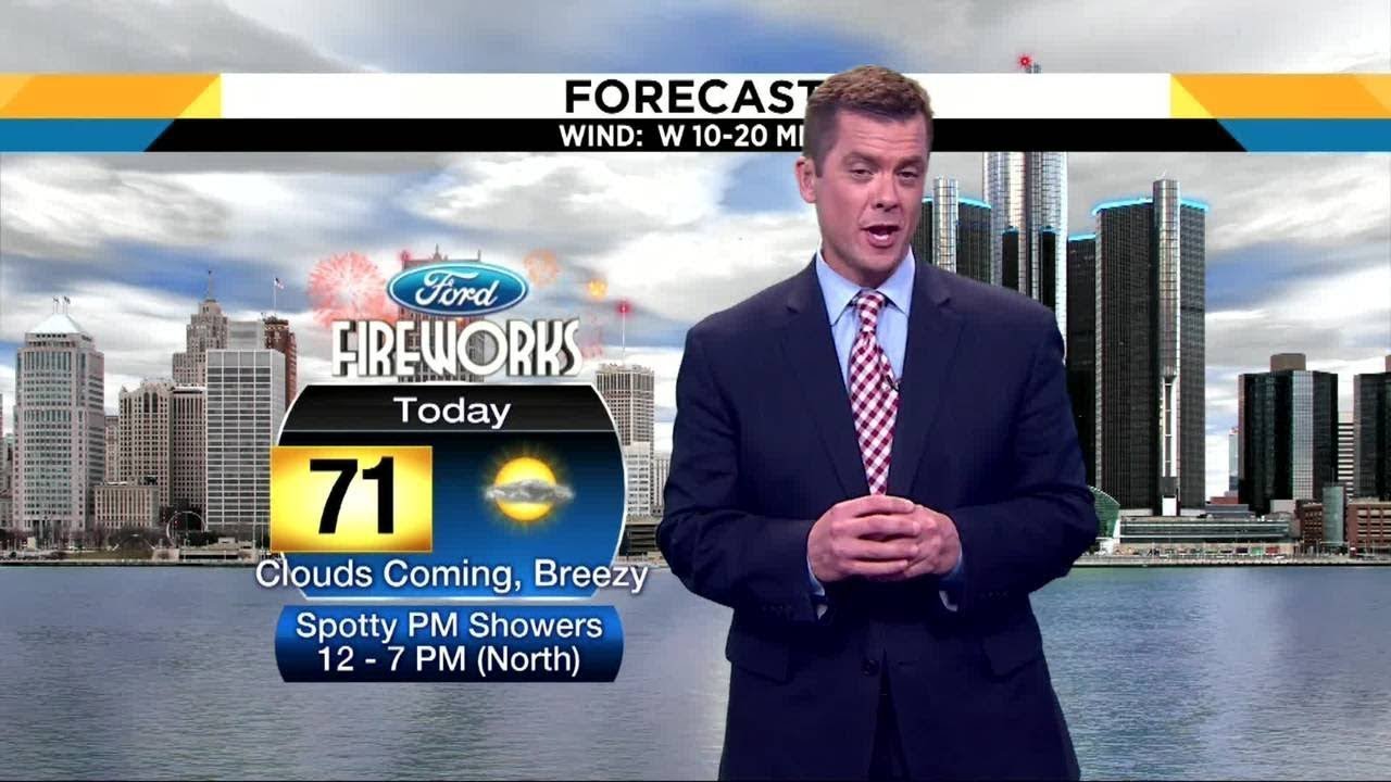 Local 4 Casters: 2017 Ford Fireworks Forecast - YouTube