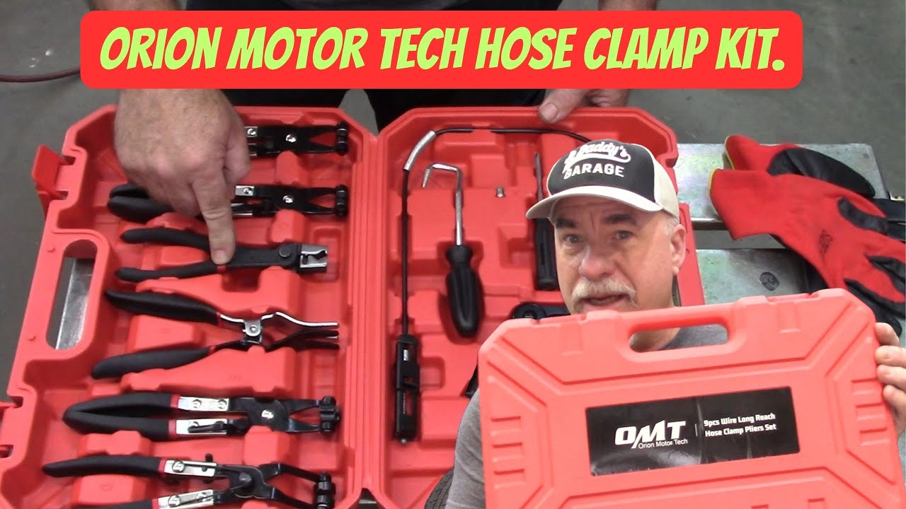 Orion Motor tech 9 piece hose clamp set review. - YouTube