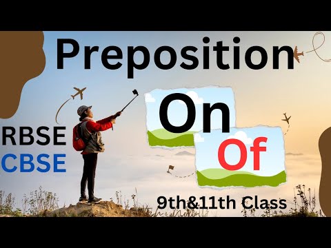 Preposition:Using "on" vs "of"in English Grammar|| Fixed Preposition ...