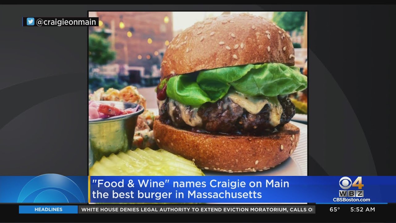 Food & Wine Names Craigie On Main The Best Burger In Massachusetts ...